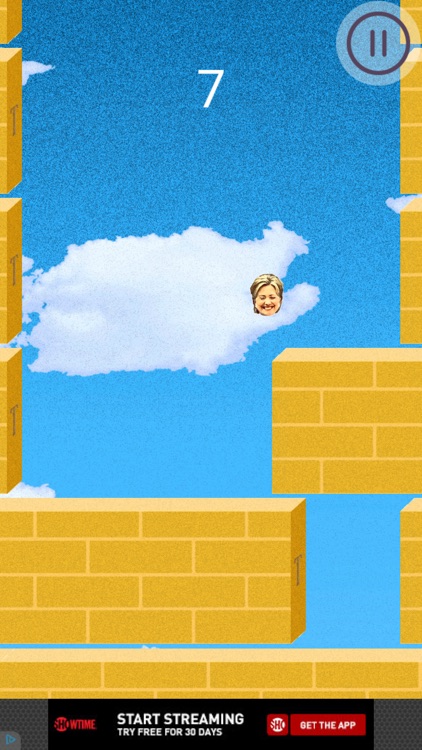 Hillary Trump Wall Jump Game by Aleksandr Orzya