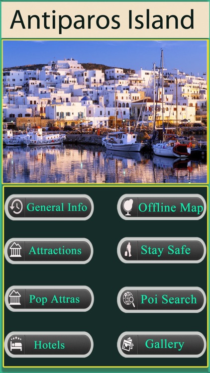 Antiparos Island Offline Map Travel Guide by Goli Sitharamaiah