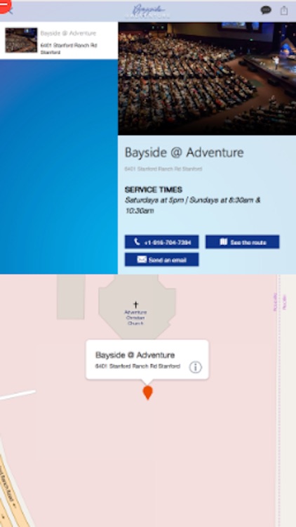 Bayside @ Adventure by eChurch Apps