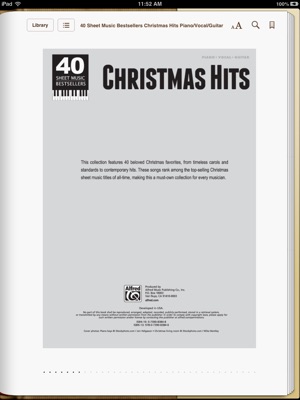 ‎40 Sheet Music Bestsellers: Christmas Hits on Apple Books