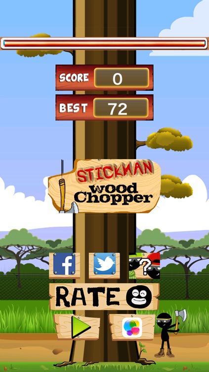 Stickman Wood chopper by Dennis Reut