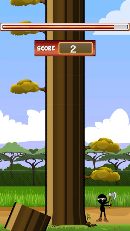 Stickman Wood chopper by Dennis Reut