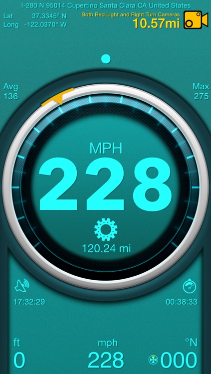 Gps Speedometer Pro by Linxmap