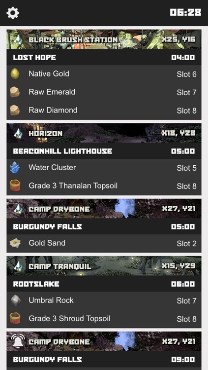 OreMinder - An FFXIV Companion App by Rock Solid Entertainment Ltd