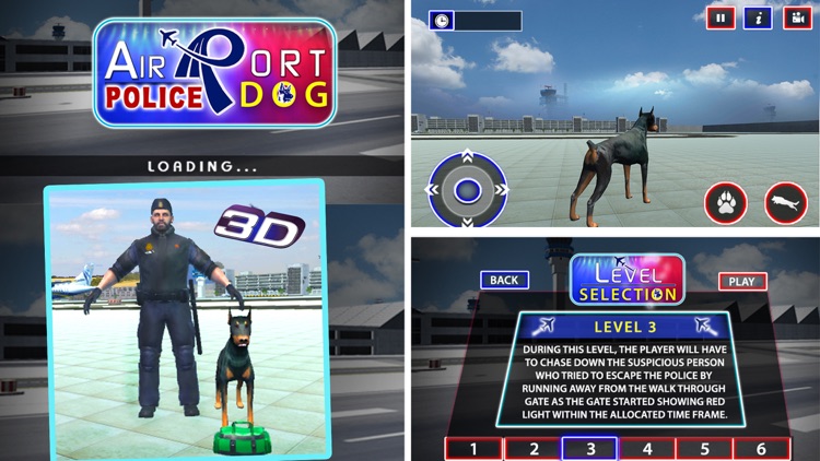 Airport Police Dog Simulator: Chase and arrest the thief in real crime ...