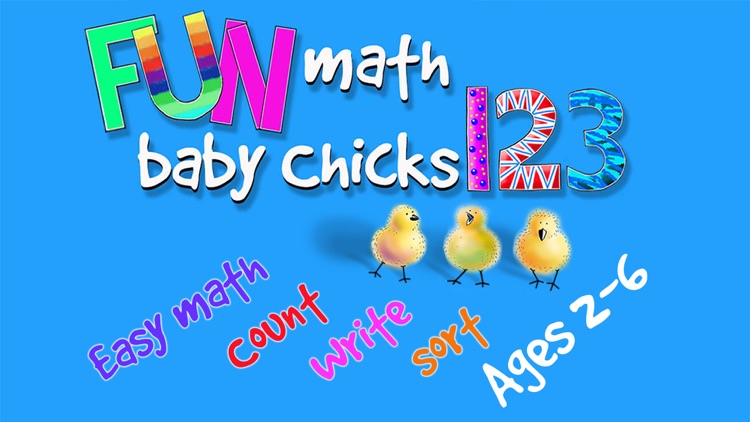 Fun Math Baby Chicks 123 – Learn to Count Write Numbers Sort Add and ...