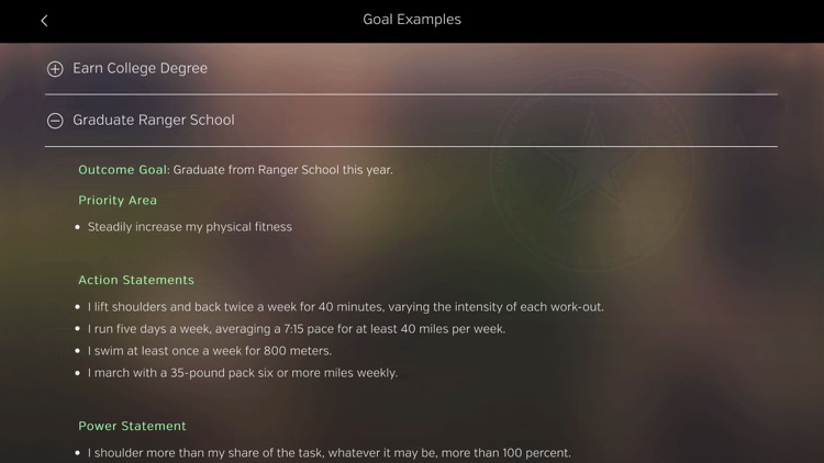 CSF2 Goal Setting by U.S. Army, Maneuver Center of Excellence ...