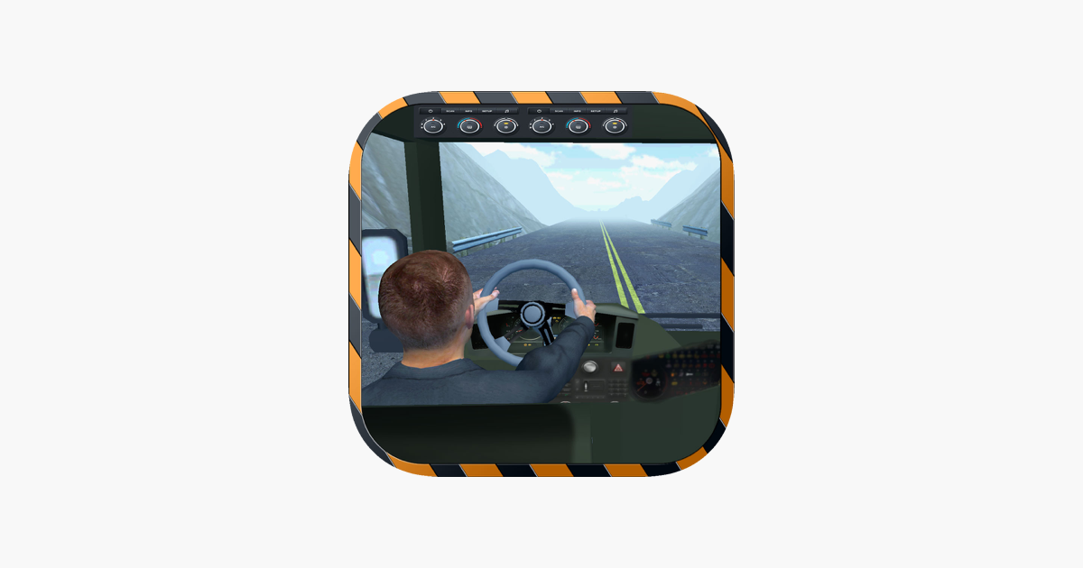 ‎Mountain Bus Driving Simulator Cockpit View - Dodge the traffic on a ...