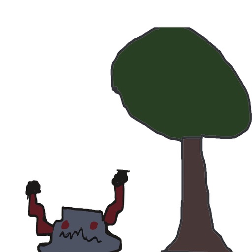 Slime Man Run by Lynnette Raffin