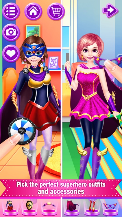 Superhero Girls Salon: Beauty Power - Spa, Makeup & Kids Makeover Game ...