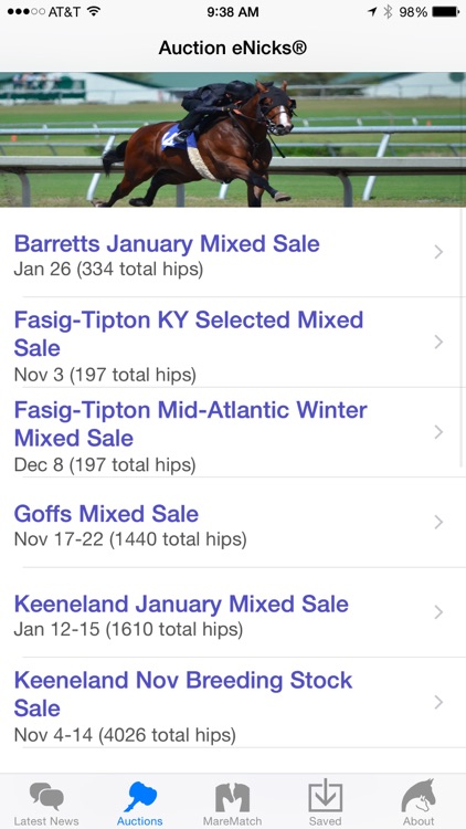 eNicks by Werk Thoroughbred Consultants, Inc.