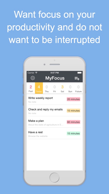MyFocus for watch: Focus on your productivity by Zhang Lei