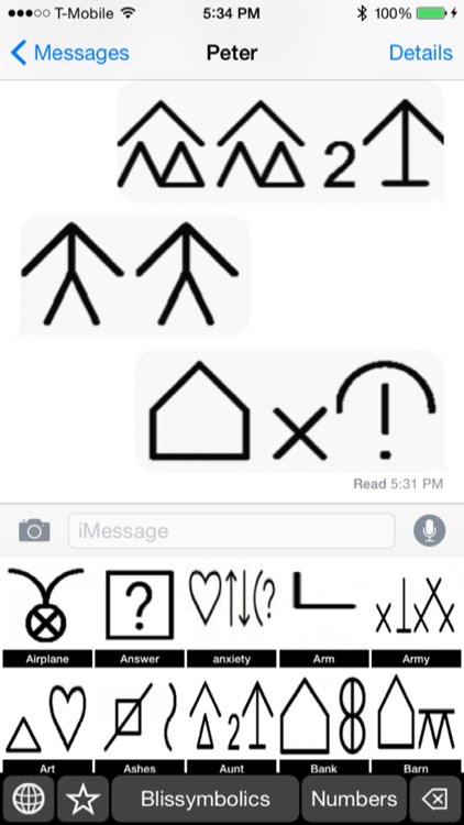 Blissymbolics Keyboard Icon for iMessage and text: Chat in Your Own ...