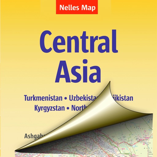 Central Asia. Tourist map. by AGT Geocentre