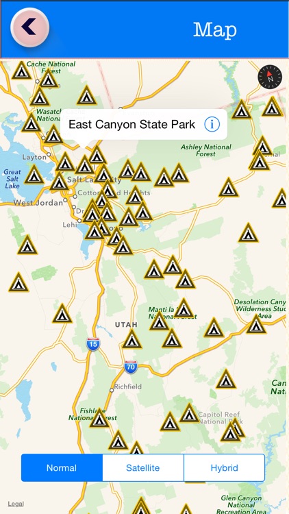 Utah Campgrounds & RV Parks Guide by Srinivas Rao