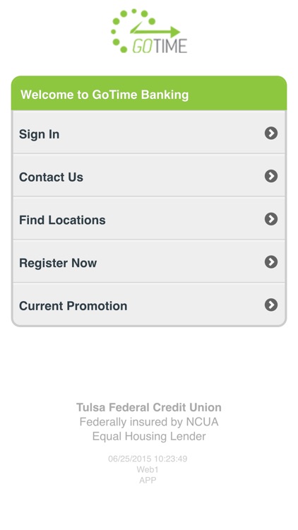 GoTime Banking by Tulsa Federal Credit Union