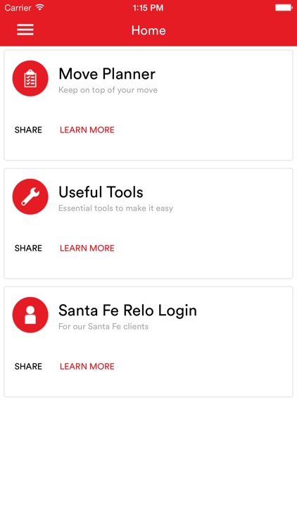 Santa Fe Relocation Services by StormApps