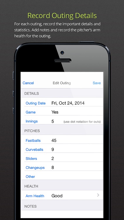 Lifetime Pitcher - Pitch Counter for Healthy Pitching by Doodlepaws LLC