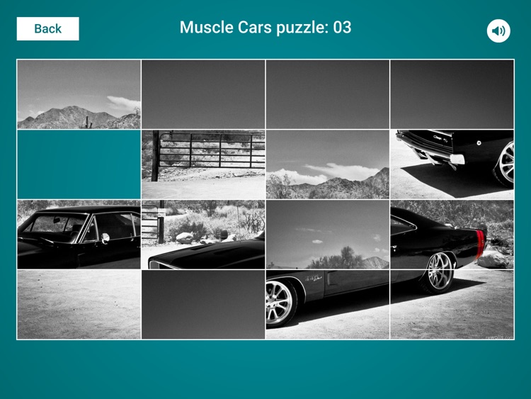 Muscle Cars Sliding Jigsaw by Joe Willmott