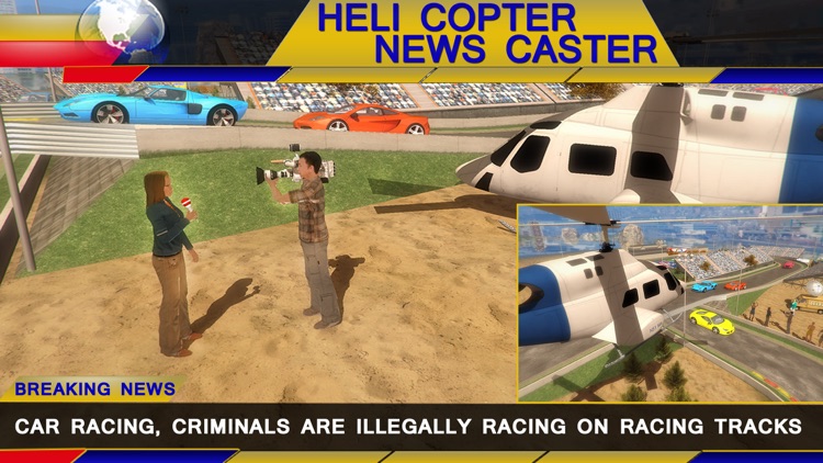 Crime News Reporter Helicopter by Fayyaz Ahmad