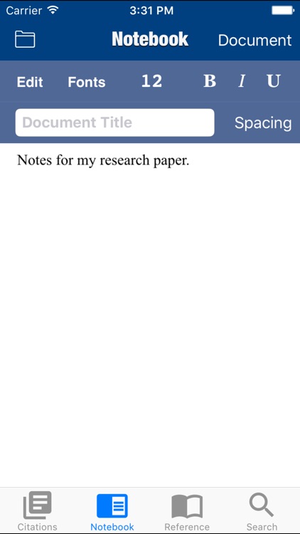 MLA Cited by Spade Apps, LLC