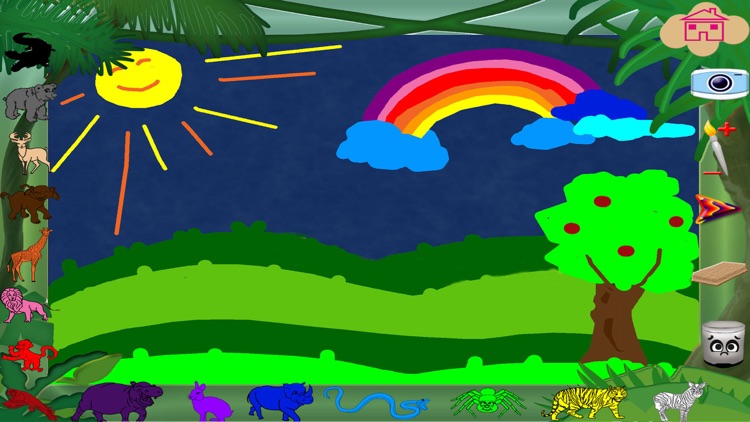 Wild Animals Paint Drawing Game by Eran Kocovic Tager