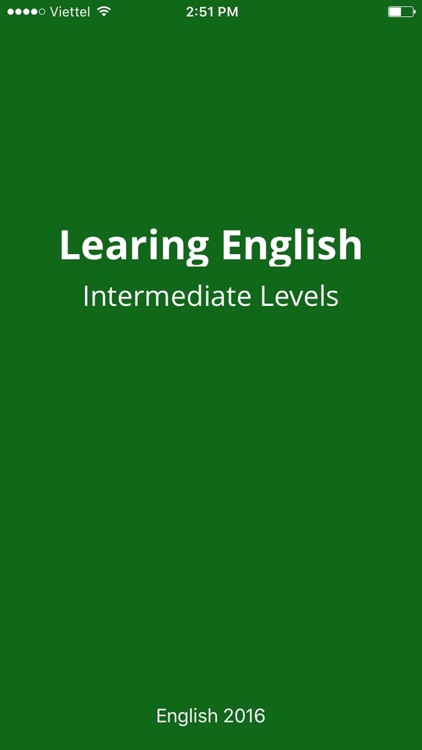 Learning English - Intermediate Level, free lesson by Vinh Nguyen