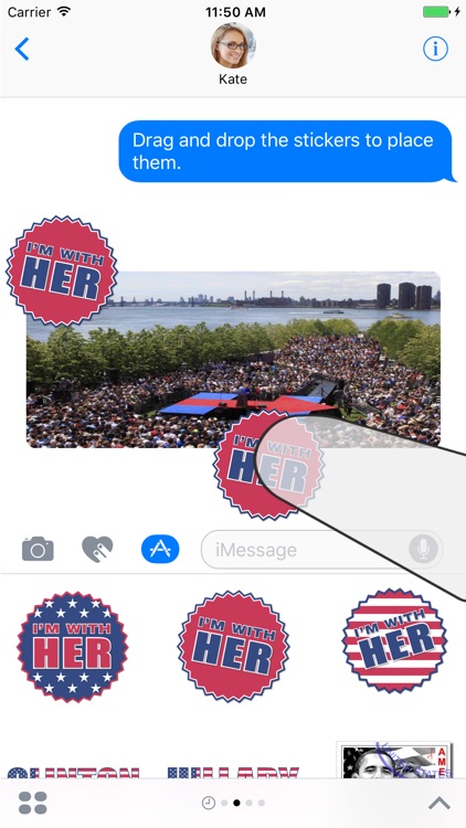Vote Hillary Sticker Pack by Strut Technologies