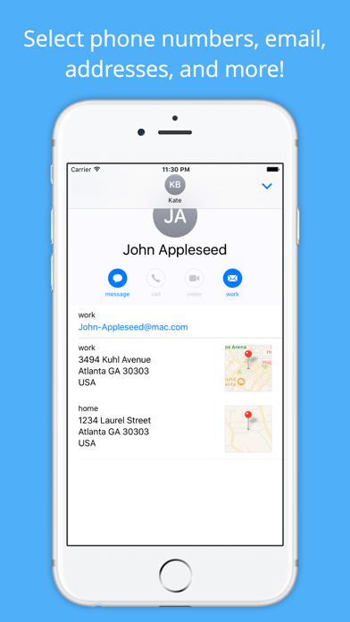 Contacts for iMessage PC 버전: 무료 다운로드 - Windows 10,8,7 [한국어 앱]