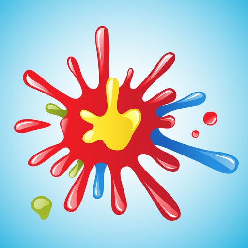 Colour Splash Stickers - Color Paint Splatter Set! by ARE Apps Ltd