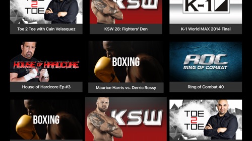 Fight Network for Apple TV by FNTSY