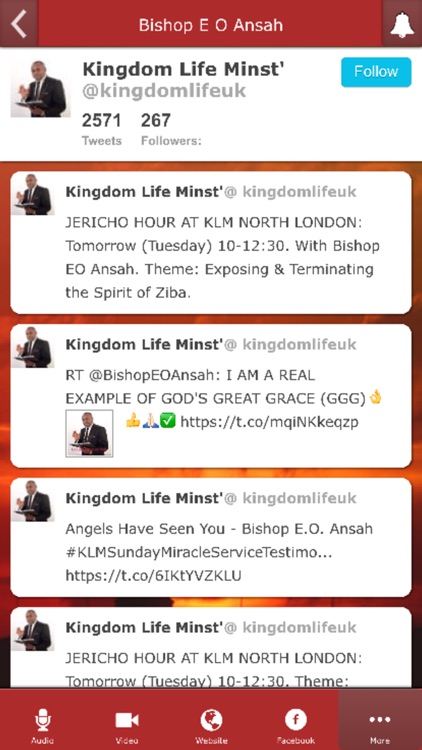 Bishop E O Ansah by Church Brand Limited