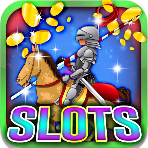 Medieval Slot Machine: Place a bet on the brave knight to gain super ...