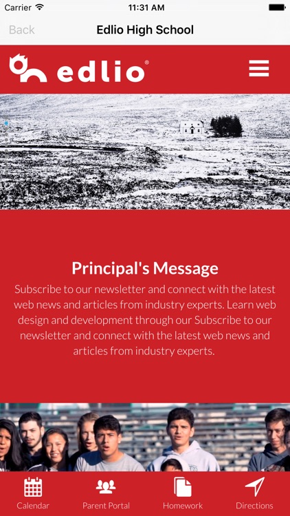 Edlio High School by Edlio