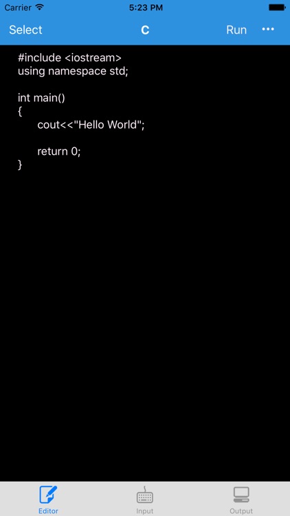 Online Console Compiler by Nigel Crasto