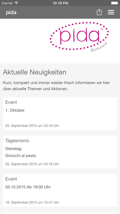 pida restaurant by Tobit.Software