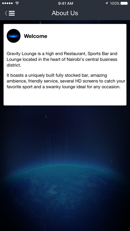 Gravity Lounge by Appsson