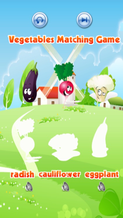 Vegetables Matching Game For Kids by Trirat Nuipirom