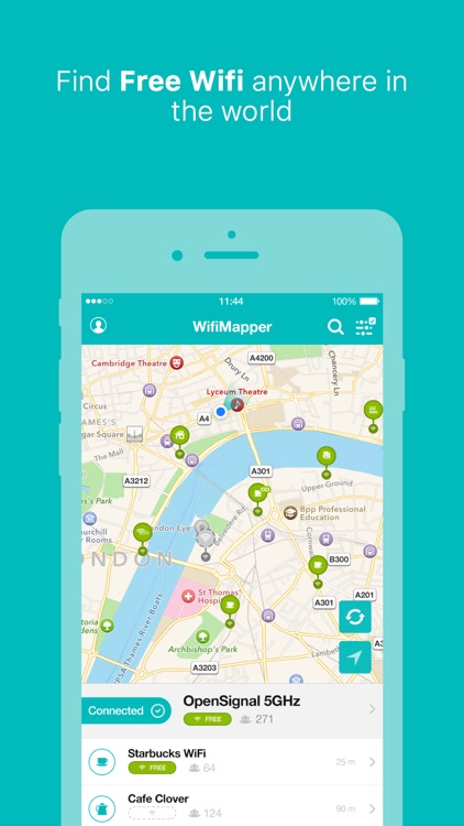 WifiMapper – free Wifi maps, find cafe hotspots, travel without roaming ...