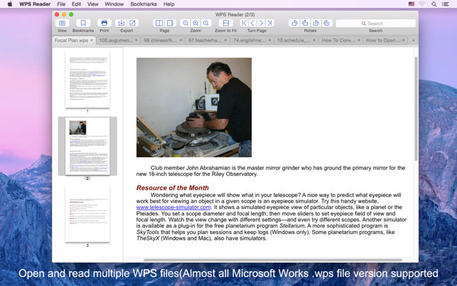 ‎WPS Reader - Read WPS Files and Convert to PDF dans le Mac App Store