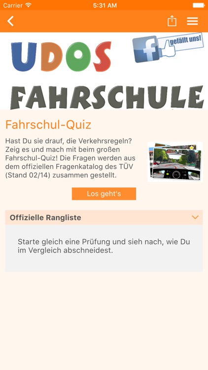 Udos Fahrschule by Tobit.Software
