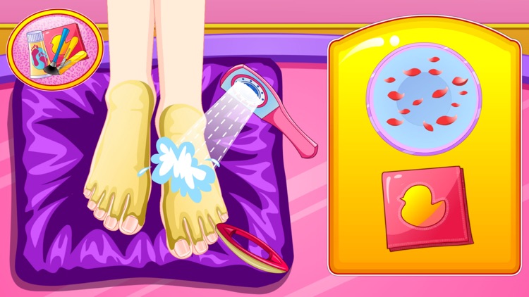 Princess Pedicure Nail Salon 1－Princess Nails/Girls Makeup And Dress Up ...