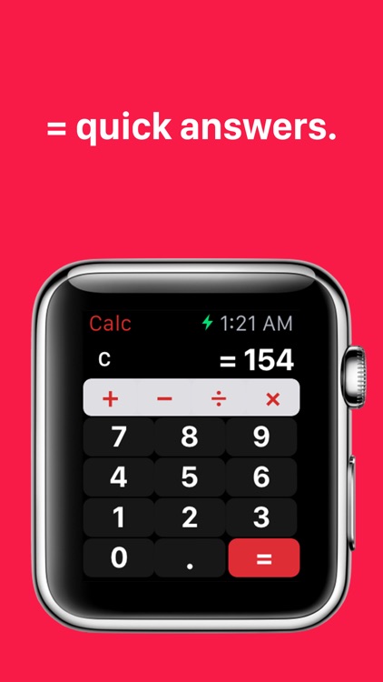 QuickCalc - A Basic Calculator for Simple Calculations on Apple Watch ...