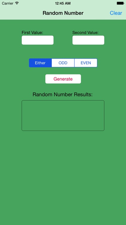 Random Number Generator Free by Zhi Huang