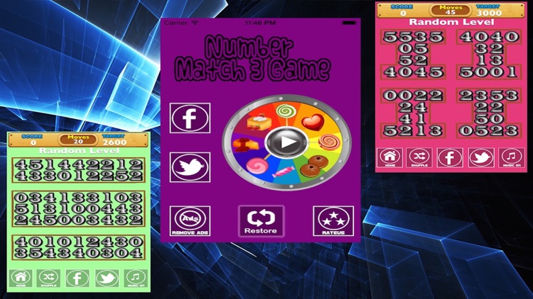 Number match 3 Games by Abhishek Sharma