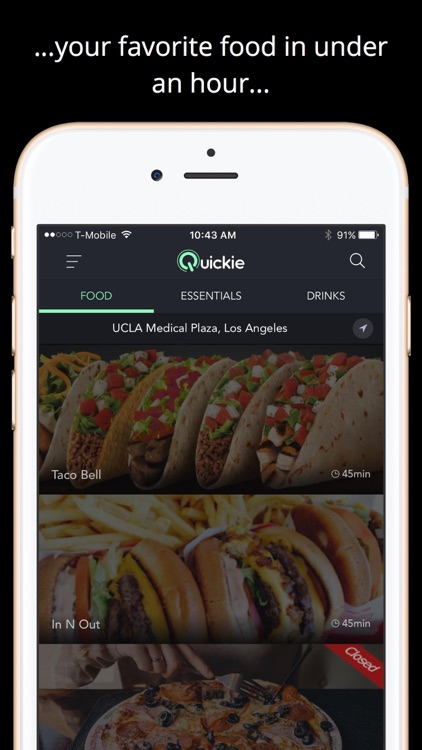 Quickie - College life, delivered. by Quickie Technologies