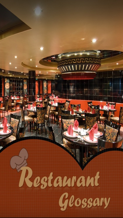 Restaurant Glossary by Space Monkeys LLC