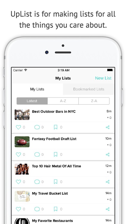 UpList: List, Bookmark, and Curate by JL Venture Co