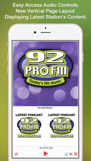 92 PRO-FM on the App Store