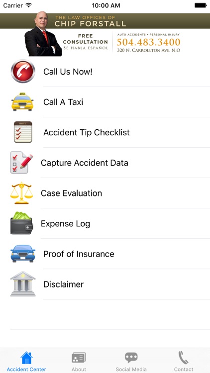 Chip Forstall Accident App by Chip Forstall